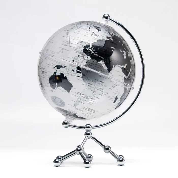 Desktop World Earth Map LED Rotating Globe Illuminated Globes – WLLFUN360